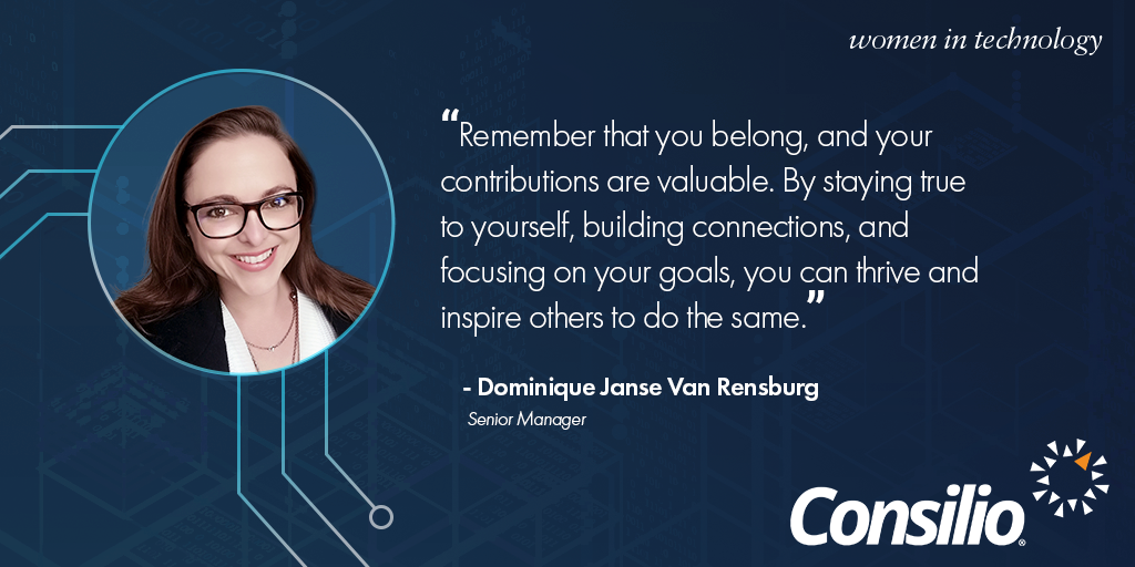 Consilio | Blog | Women In Tech - Dominique Janse Van Rensburg